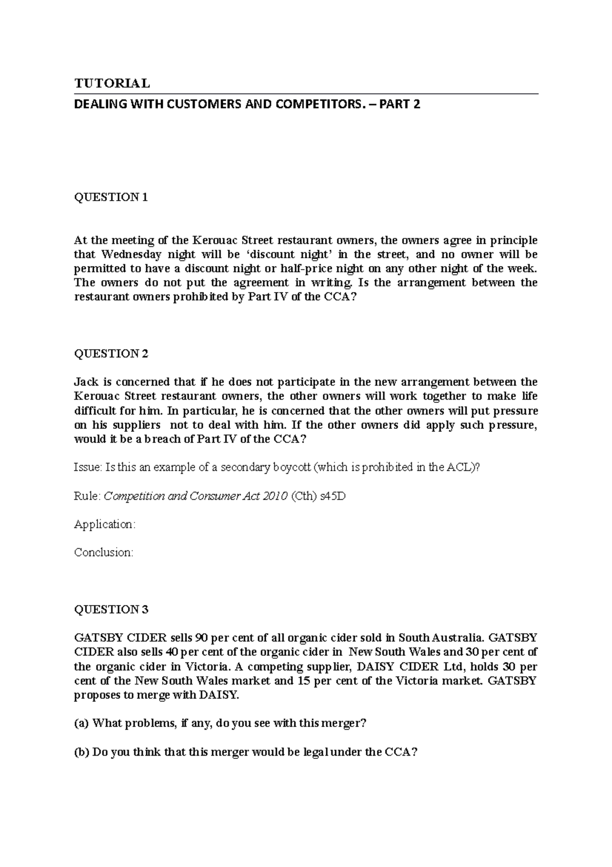 Tutorial - Dealing WITH Customers PART 2 - TUTORIAL DEALING WITH ...