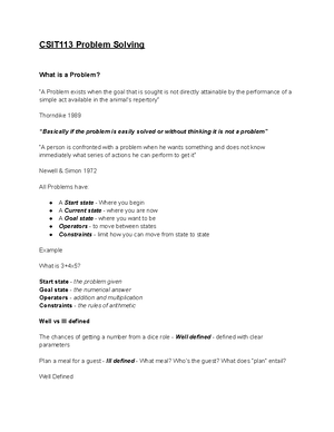 Assignment 1 - CSCI113 Problem Solving Assignment 1 Due: 11:55 pm March 31, 2019 Four people ...