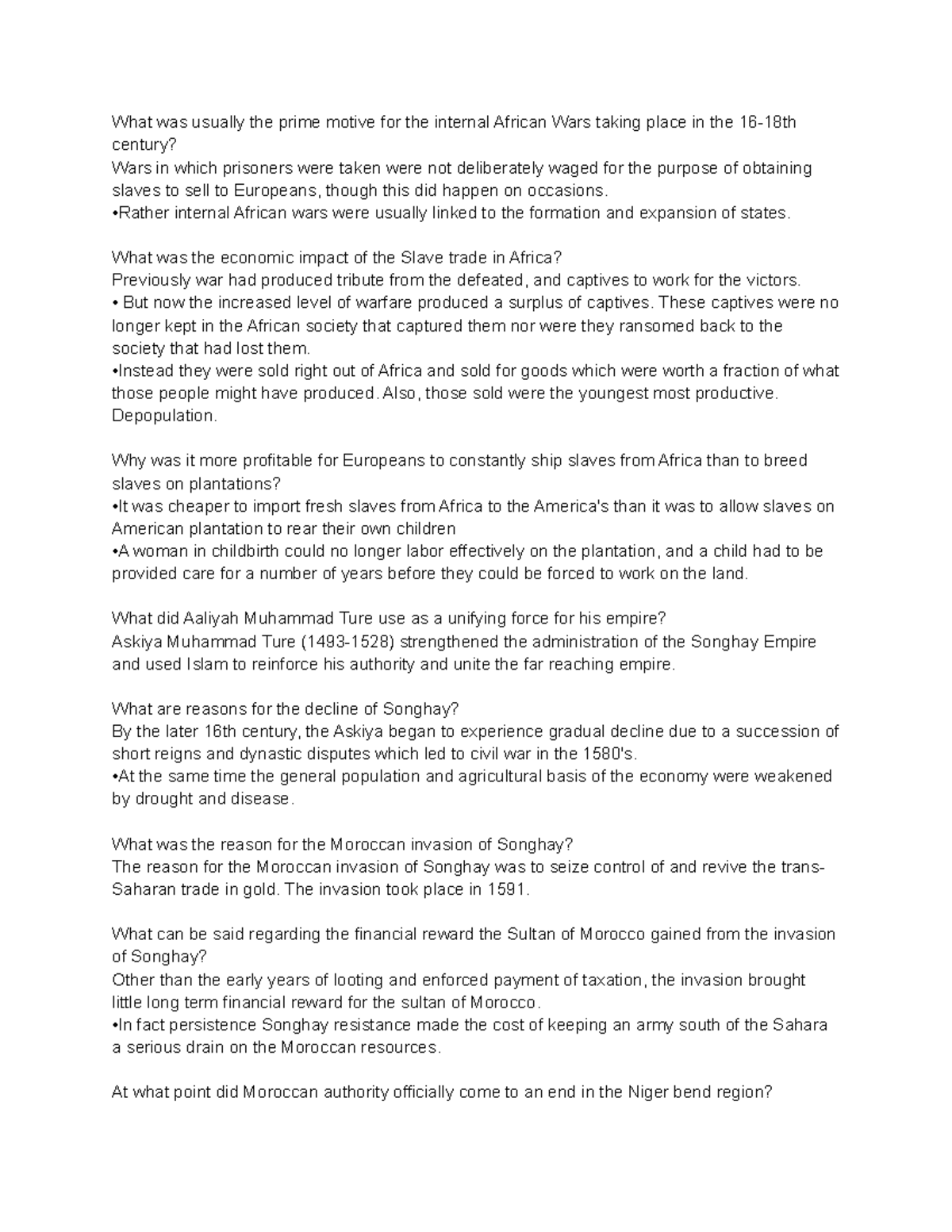 A6 - History of Southeast Asia Study Guide - What was usually the prime ...