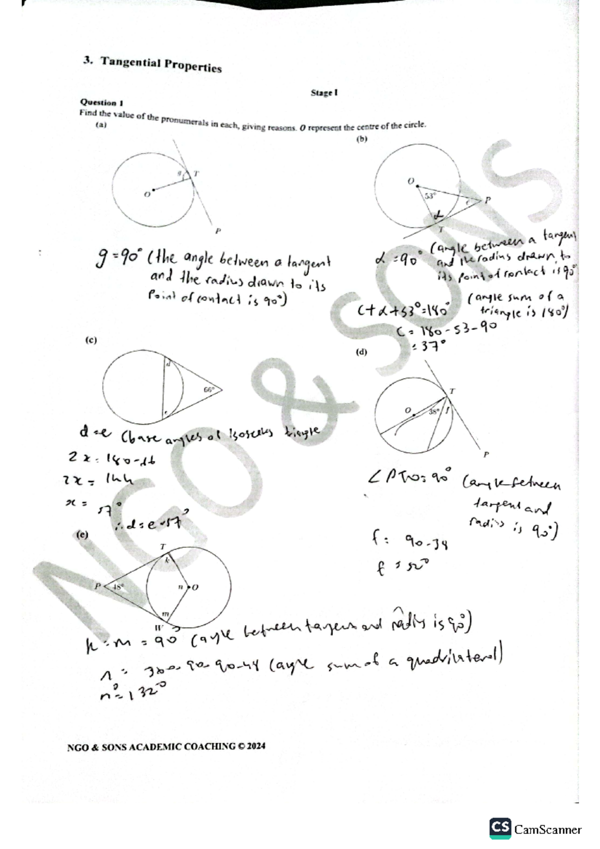 Set 3, Circle Geometry hwk - PHS 1033 - Studocu