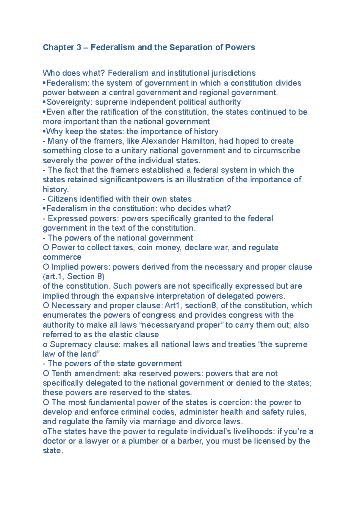 Chapter 3 - Summary Keeping the Republic Power and Citizenship in ...