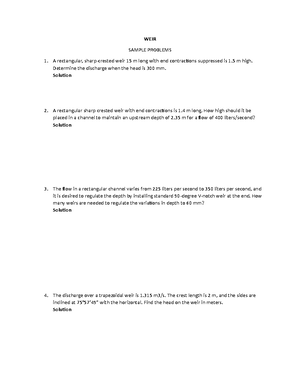 Relative Equilibrium sample problem solutions - SAMPLE PROBLEM 1 An ...