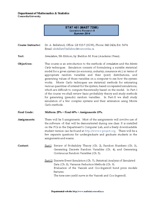 Stat 249 Concordia University Course Outline for years 2014 ...