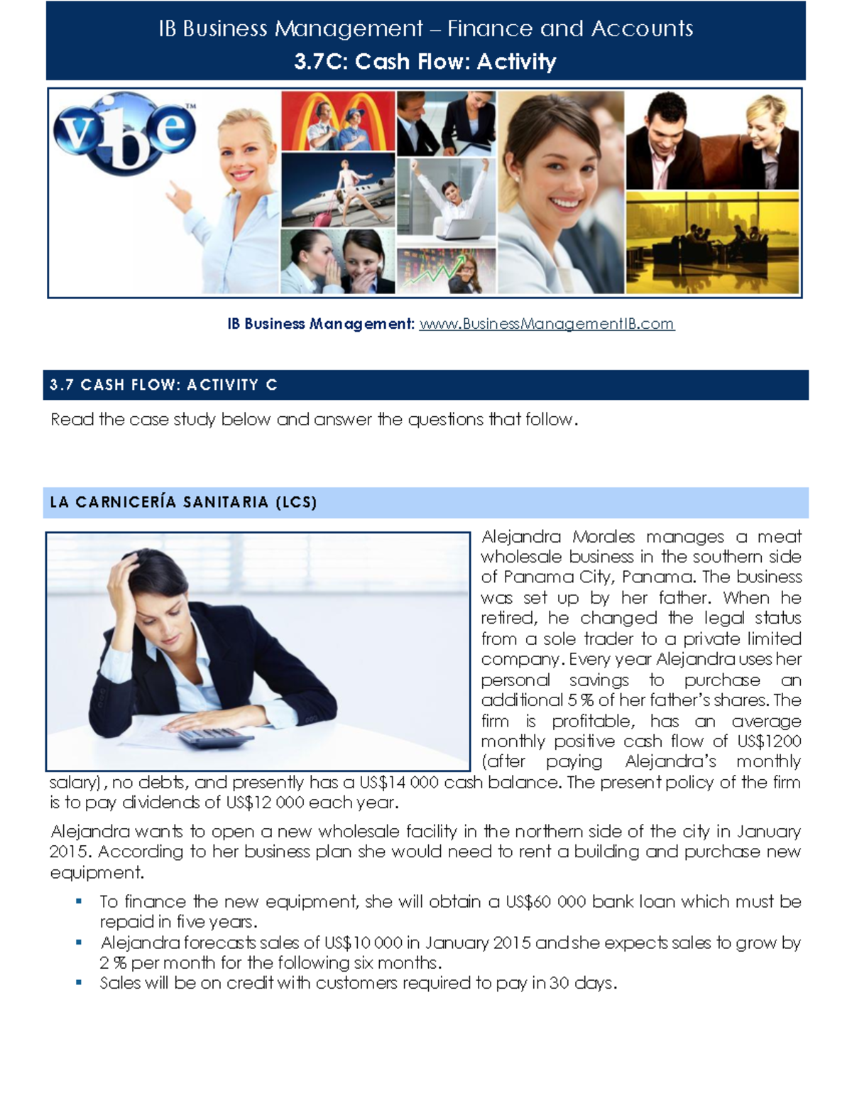 Ib business management - 3 - IB Business Management – Finance and ...