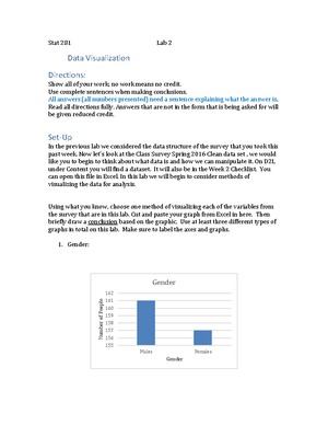 Stat 281 Lab 2 Summer 2021 - Stat 281 Lab 2 Name(s)_______________________ Data Visualization ...