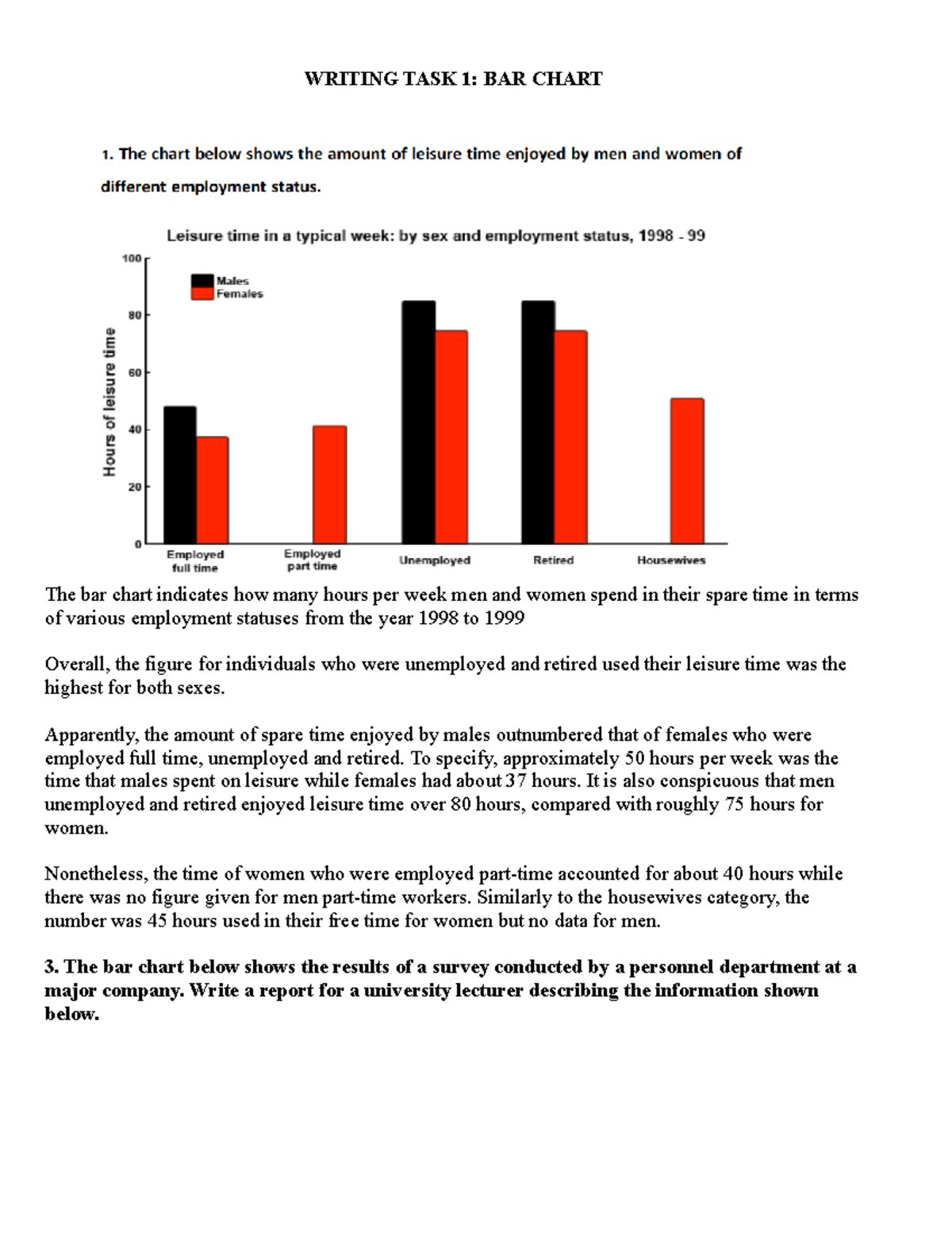 Nguyễn Thị Thùy Linh- Writing TASK 1 - WRITING TASK 1: BAR CHART The ...