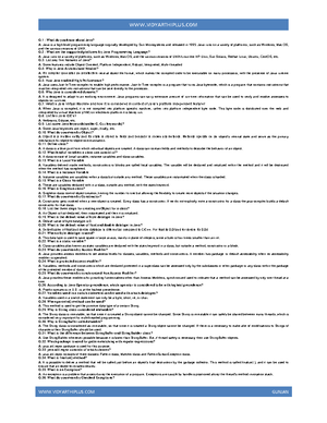 Viva questions - Lab qns - Viva questions What is the difference ...
