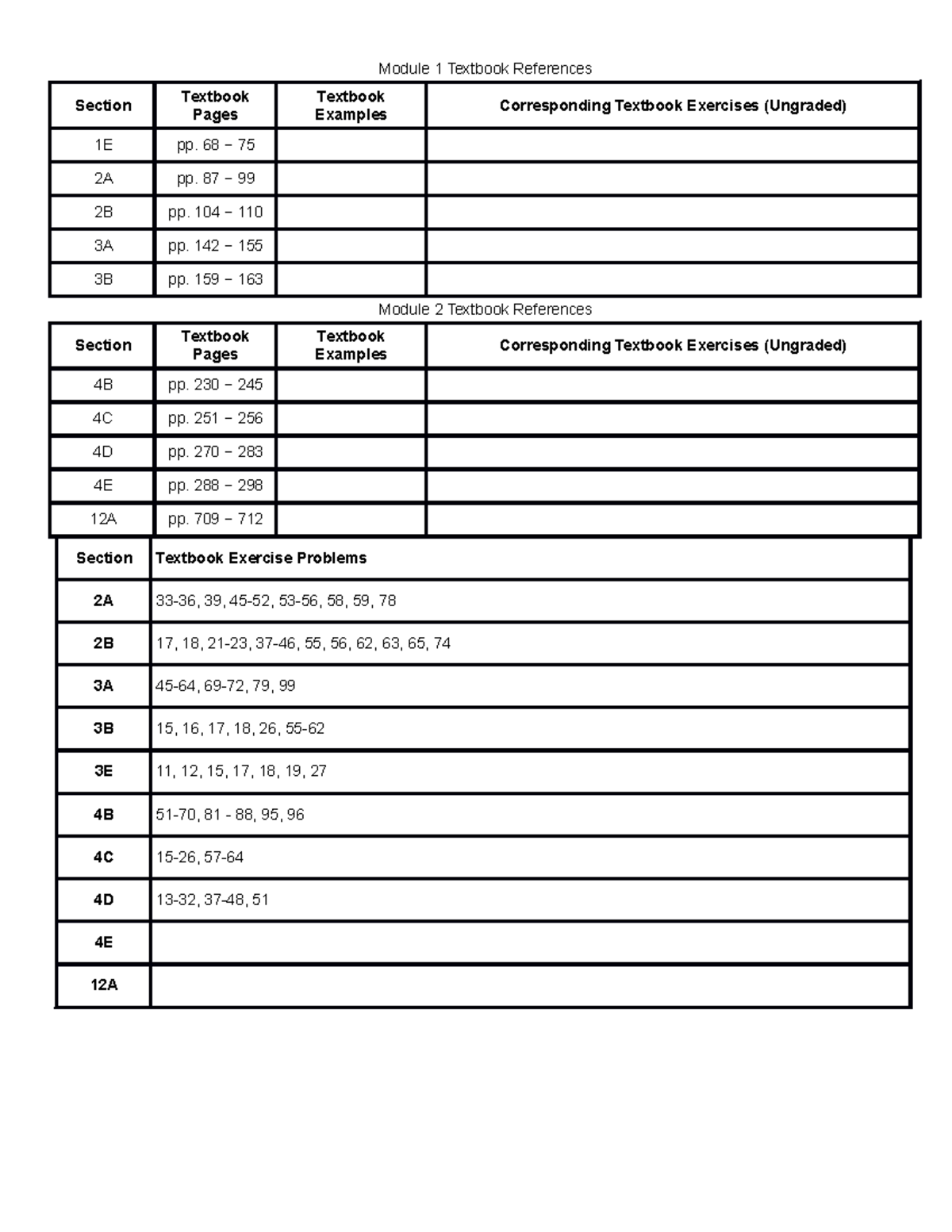 Textbook References - Module 1 Textbook References Section ...