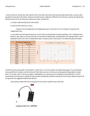 Homework 15 ENGT221 - gENGT 120 Homework 15 NOTE: Use engineering format for problems 1, 2, 3, 5 ...