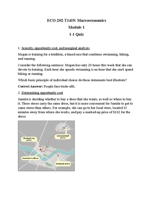 Module Five Quiz (ECO 202) - Module Five Quiz (ECO-202) Most economists ...