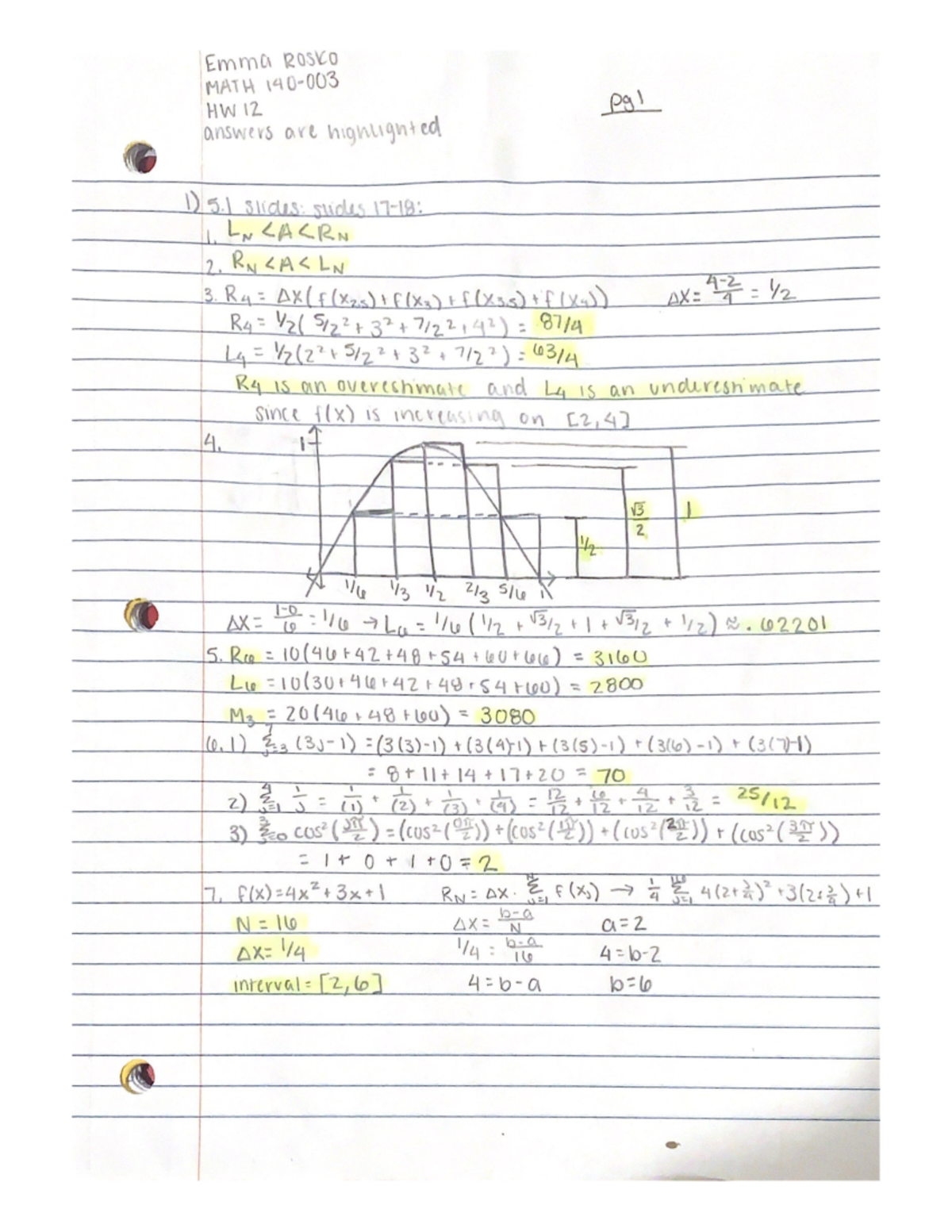 MATH 140 HW 12 Solutions - MATH 140 - Studocu