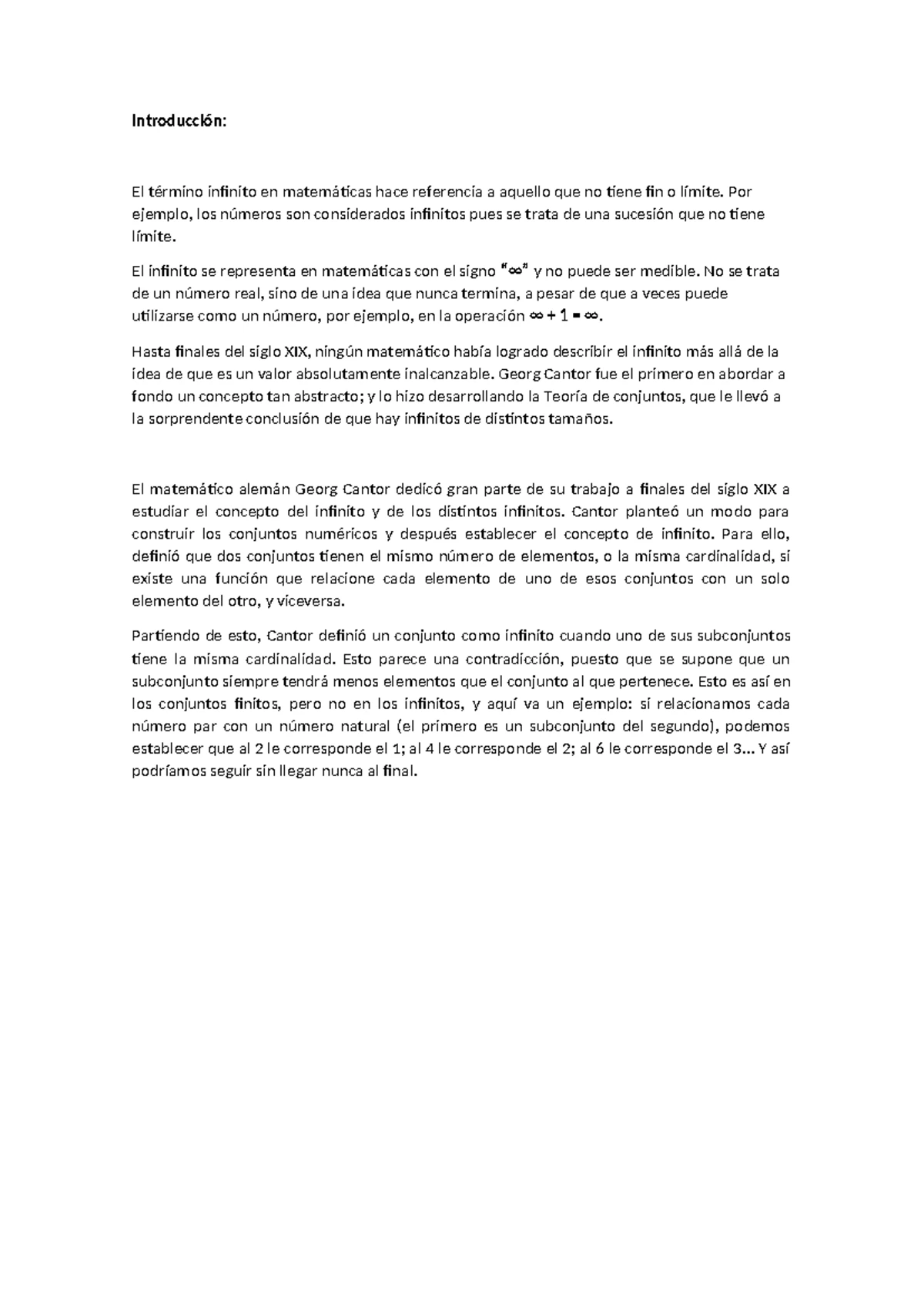 Indeterminaciones - Tipos de indeterminación 00 1. Infinito partido por ...