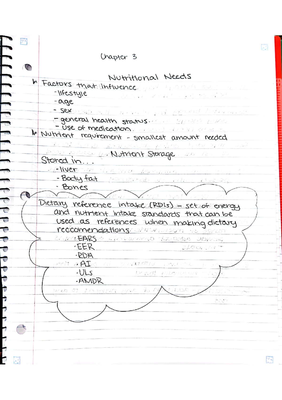 Chapter 3 Notes Nutrition - KINE 2375 - Studocu
