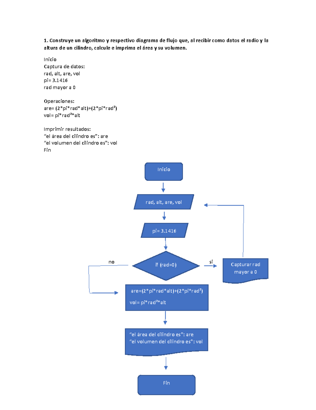 Ejercicios de Pseudocodigo y Diagramas de Flujo - Warning: TT: undefined function: 32 Warning ...