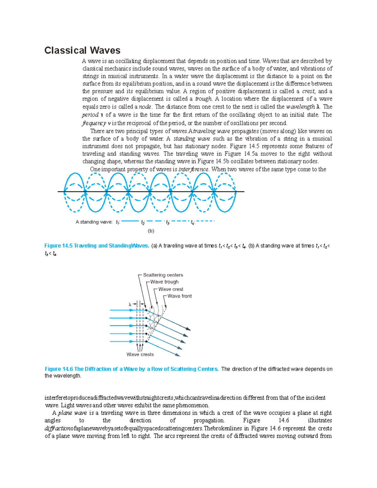 Classical Waves - Waves that are described by classical mechanics ...