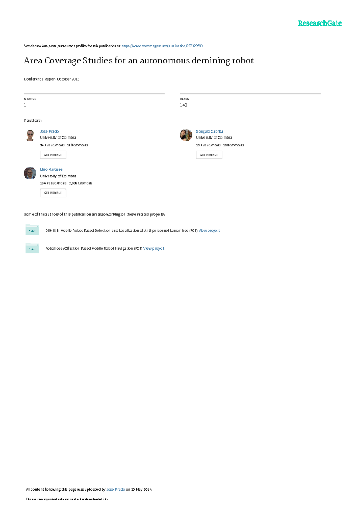 Main ISR Area Coverage - yes yes yes yes yes yes - See discussions ...