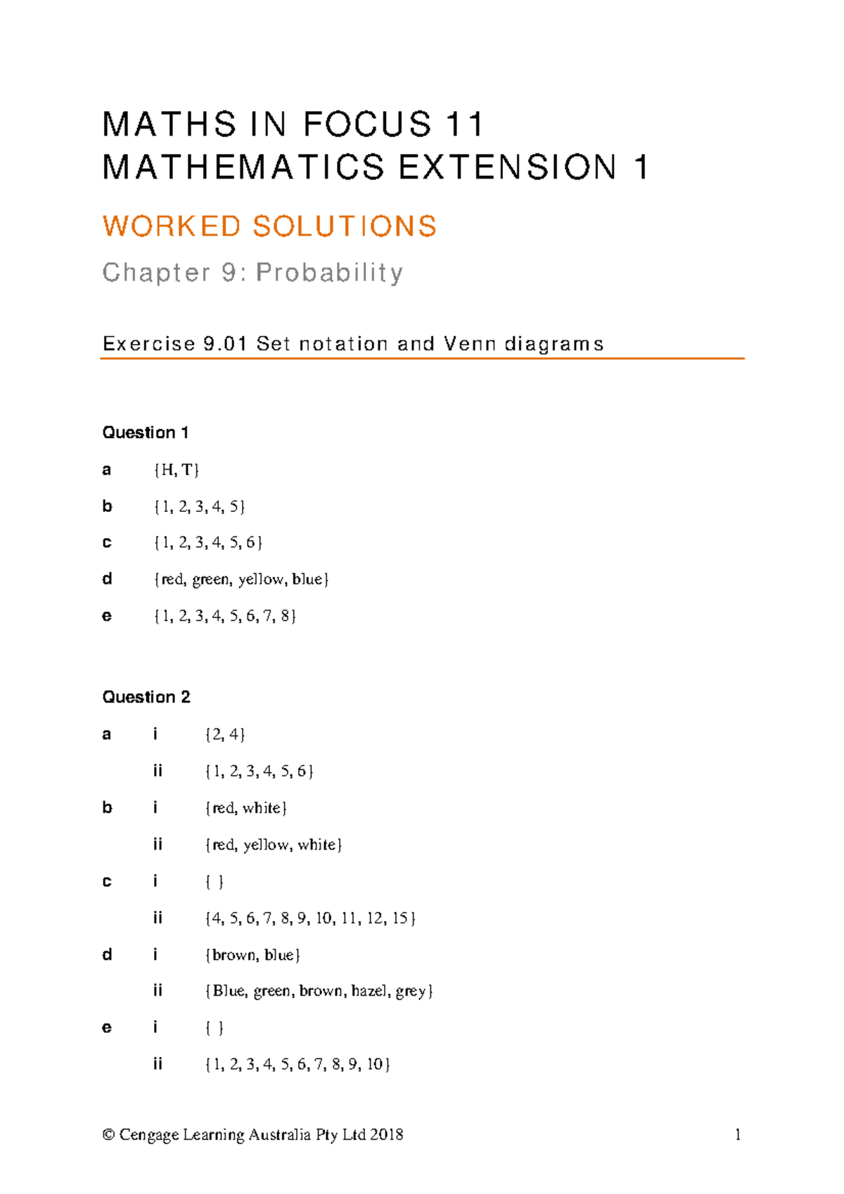 Year 11 Chapter 9 Worked Solutions - MATHS IN FOCUS 11 MATHEMATICS ...