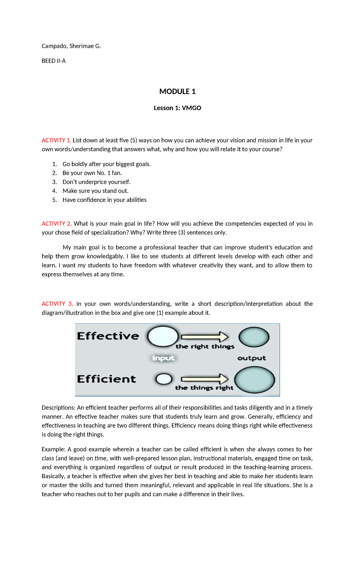 Complete Module IN Science - Campado, Sherimae G. BEED II-A MODULE 1 ...