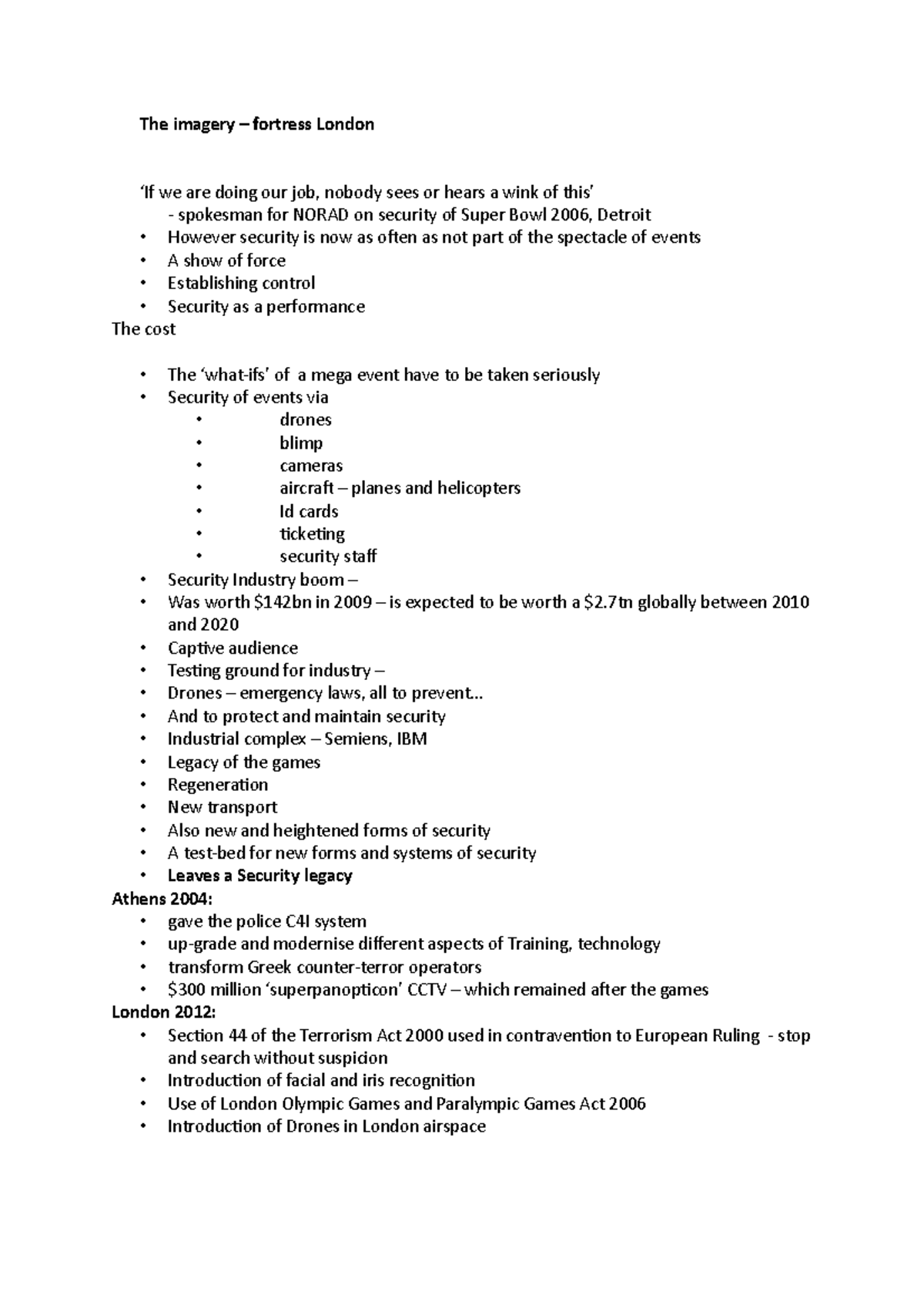 The imagery - notes - 3448 - BCU - Studocu