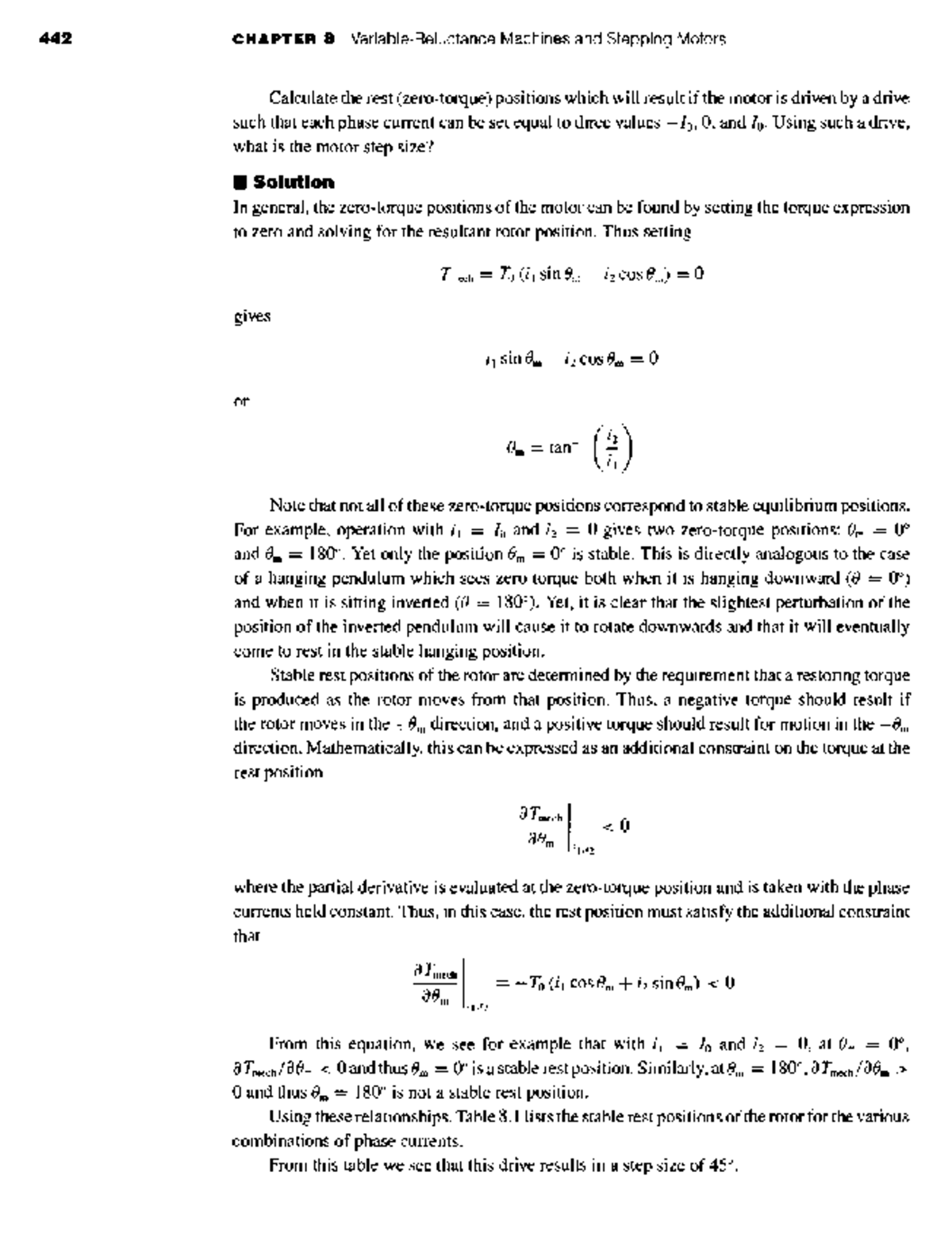 ELEC 440 - Lecture 41 - 442 CHAPTER 8 Variable-Reluctance Machines and ...