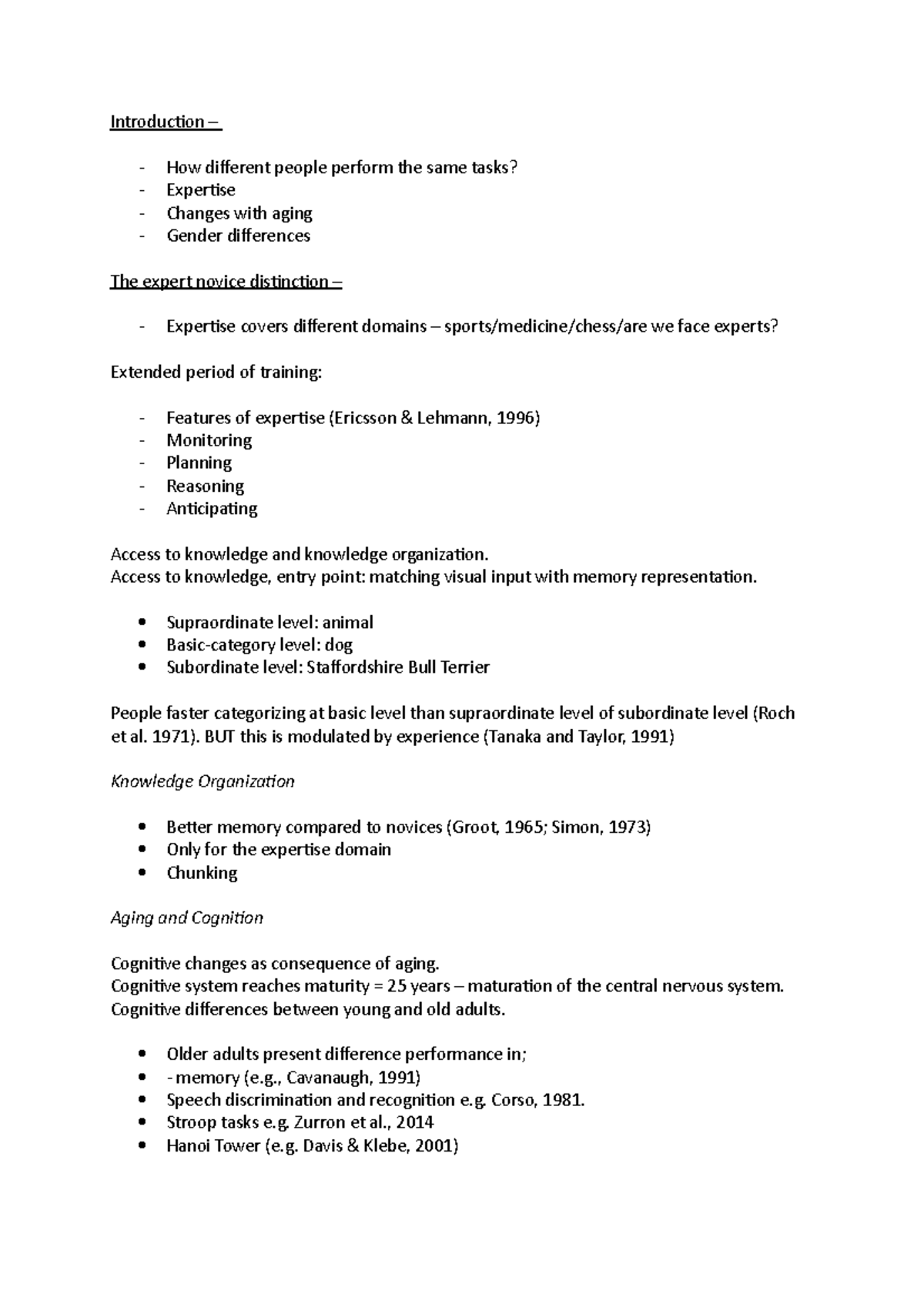 Introduction - Access to knowledge, entry point: matching visual input ...