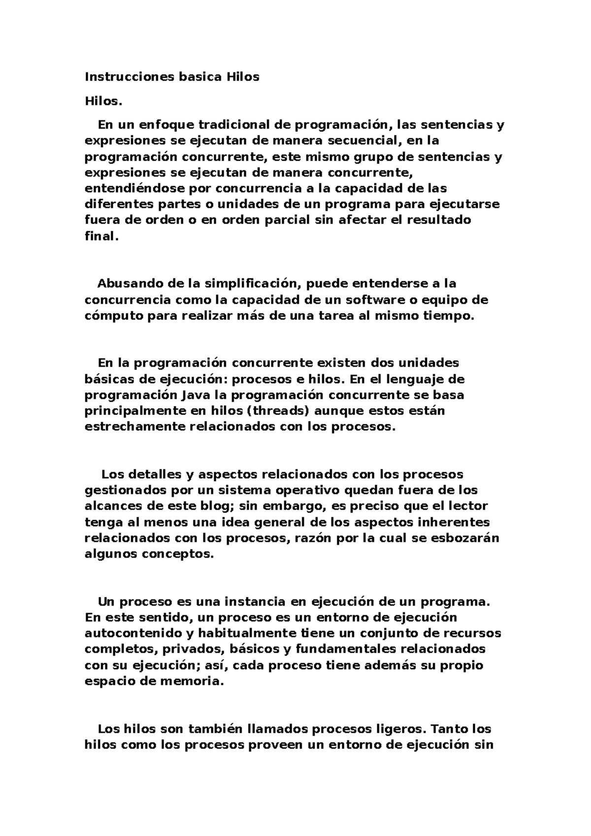diario de reflexiones - Instrucciones basica Hilos Hilos. En un enfoque ...