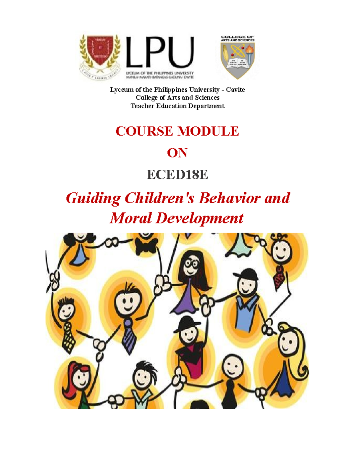 ECED18E Guiding-Childrens-Behavior-and-Moral-Development - Lyceum of ...