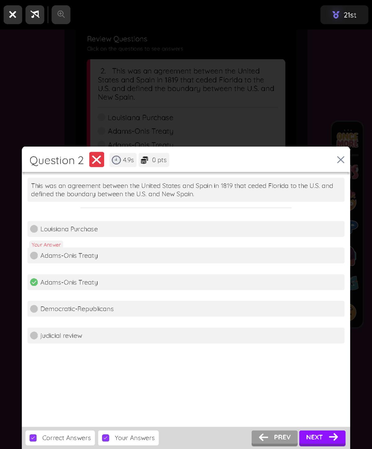 Summary - Quizizz - None - Review Questions Click on the questions to ...