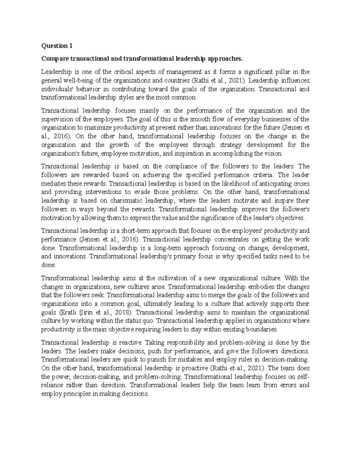 Describe four levels of measurement of variables in quantitative ...