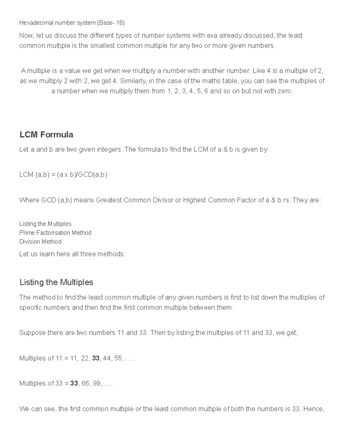 Hghjg - math - . Hexadecimal number system (Base- 16) Now, let us ...