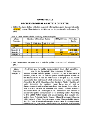 Microbiology Module 9- Worksheet - Names: Co, De Luna, Doroteo, Mationg ...