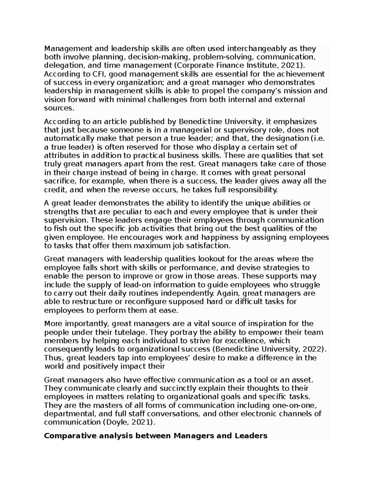 Discussion -8 - Copy - Managing and Leading Operations - Read the ...