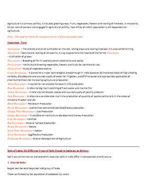 Agricultural Sciences Grade 10 Notes - AGRICULTURAL SCIENCES GRADE 10 ...