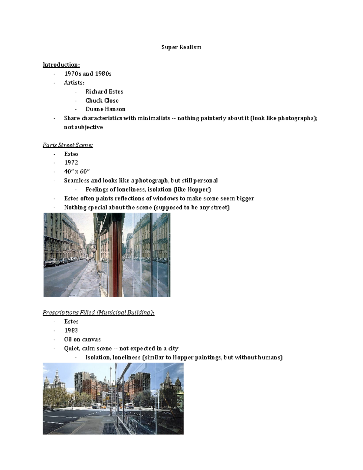 Super Realism - Professor Michael Panbehchi - Super Realism ...