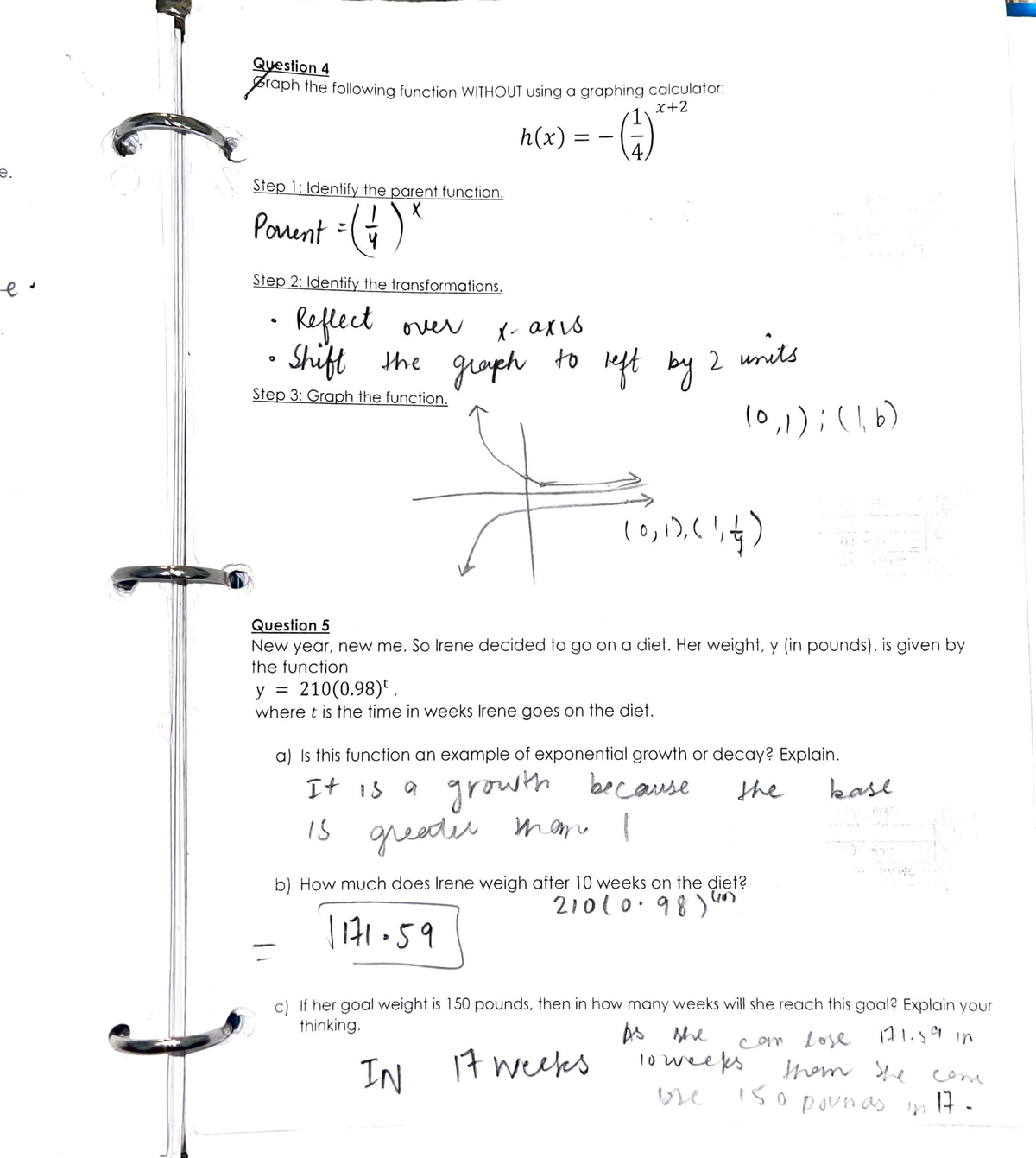 logarithm expressions - MATH 2417 - Studocu