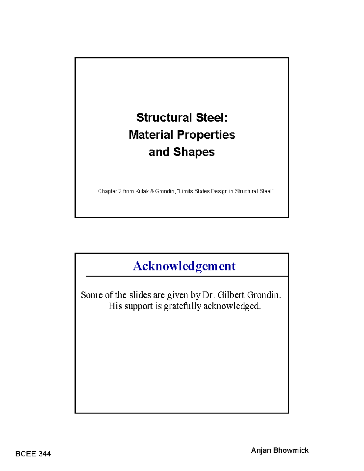 Lec 2 Structural Steel Properties - Structural Steel: Material ...