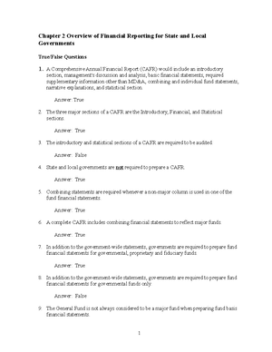 Test bank Chapter 4 12th ed - Chapter 4 Accounting for the General and ...