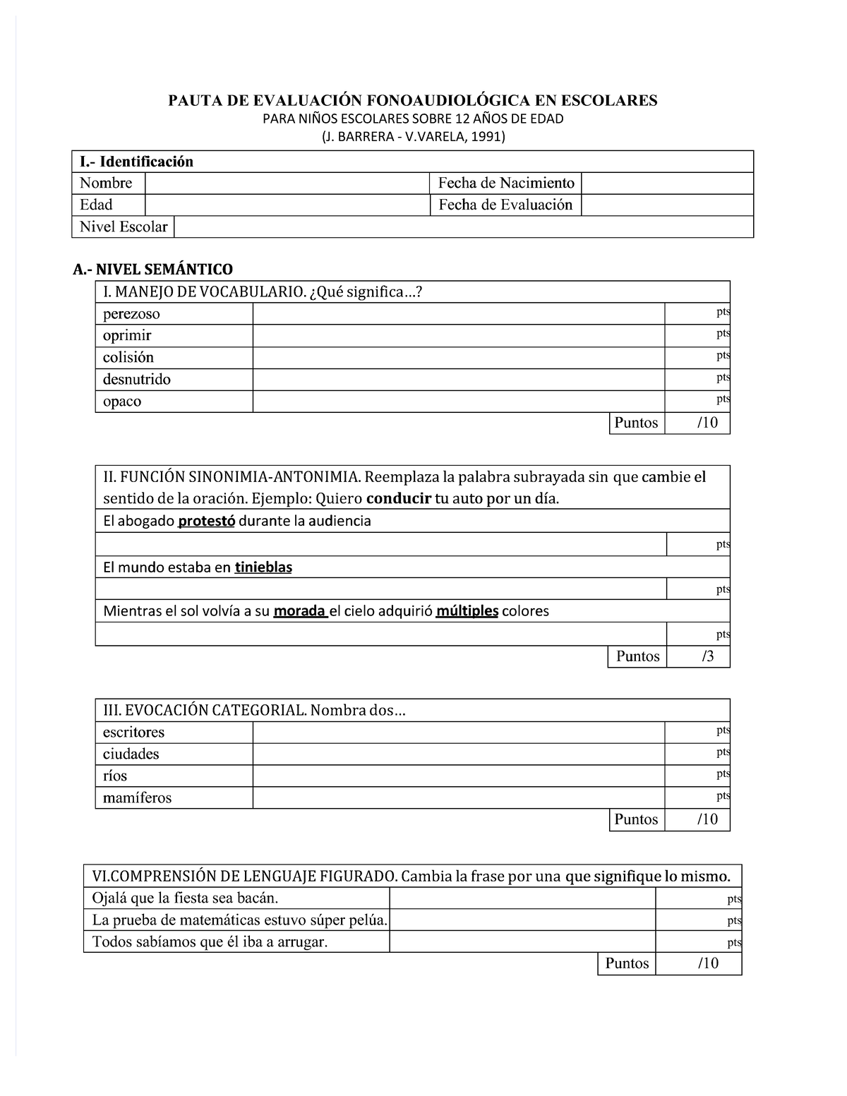 Pefe revisión sobre 12 años - Fonoaudiología - U Mayor - Studocu