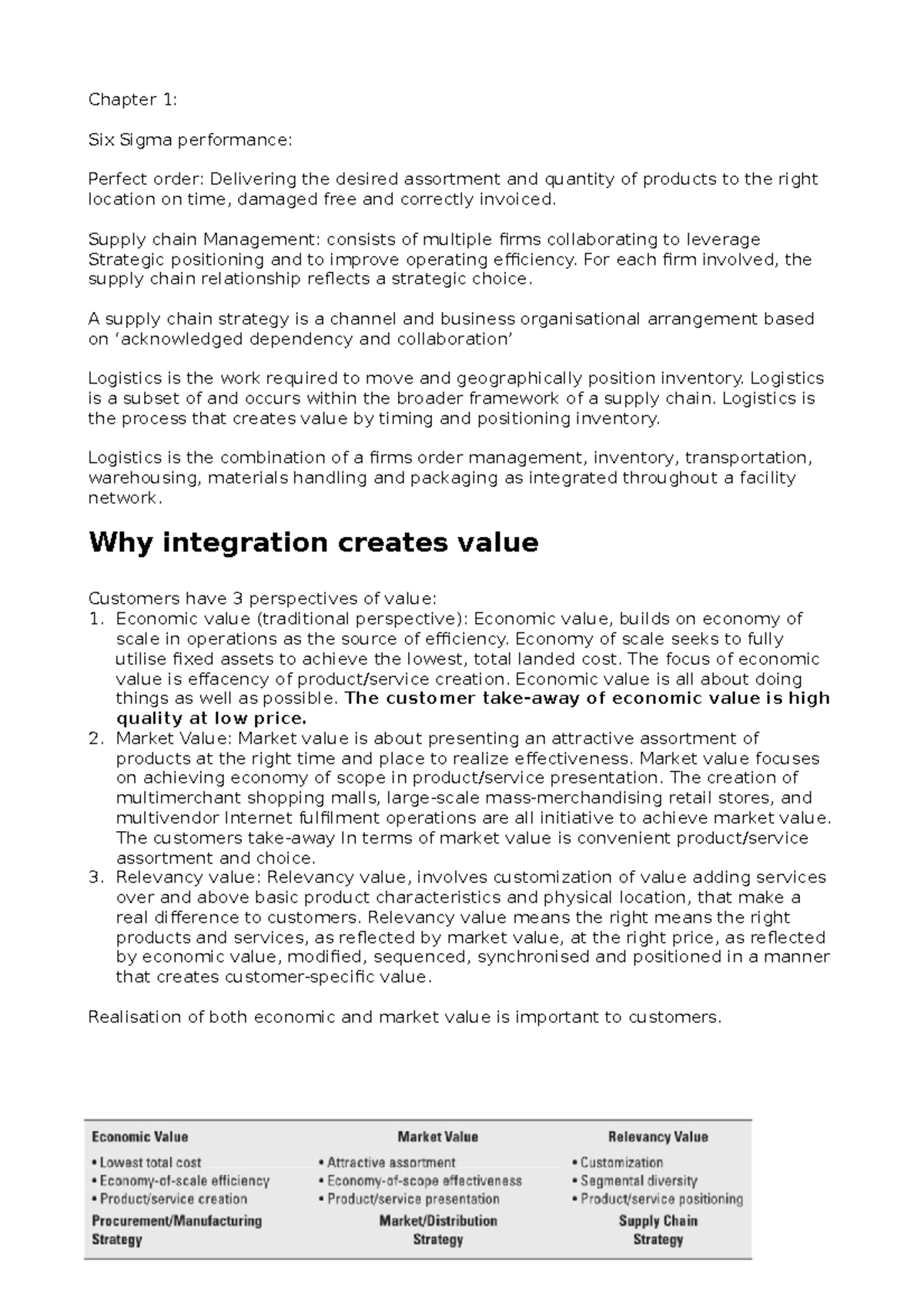 OPS summative exam summary - Chapter 1: Six Sigma performance: Perfect ...
