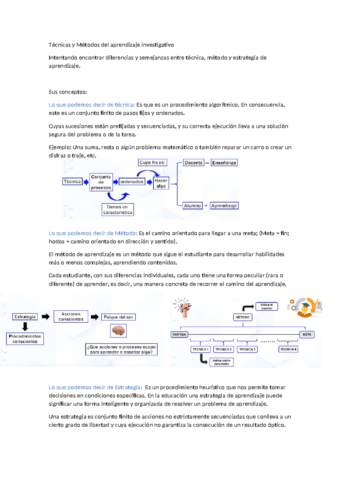 Informacion e Ideas- sobre la tarea de técnicas y métodos de aprendizaje investigativo ...
