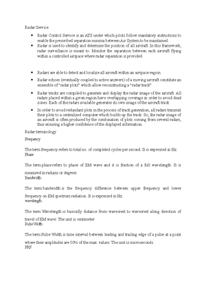 About ATC - Notes - Air Traffic Service (ATS) Objectives of ATS The ...