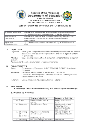 EDUC-9-TOS - Table of specification example - ERWIN S. BUNA EDUC 9 BPED ...
