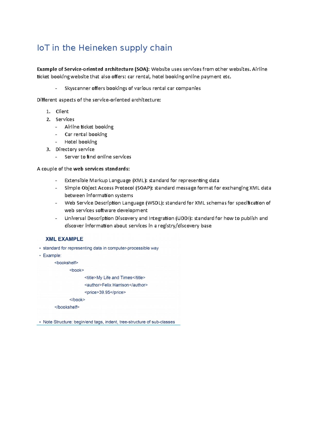 Lecture 7 - Io T in the Heineken supply chain - IoT in the Heineken ...