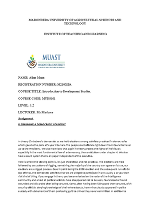 HDM 201 module outline - This is a document on how to manage disasters ...