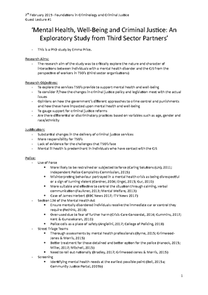Social Harm in Criminology - Social Harm: Social Harm: - “A social harm ...