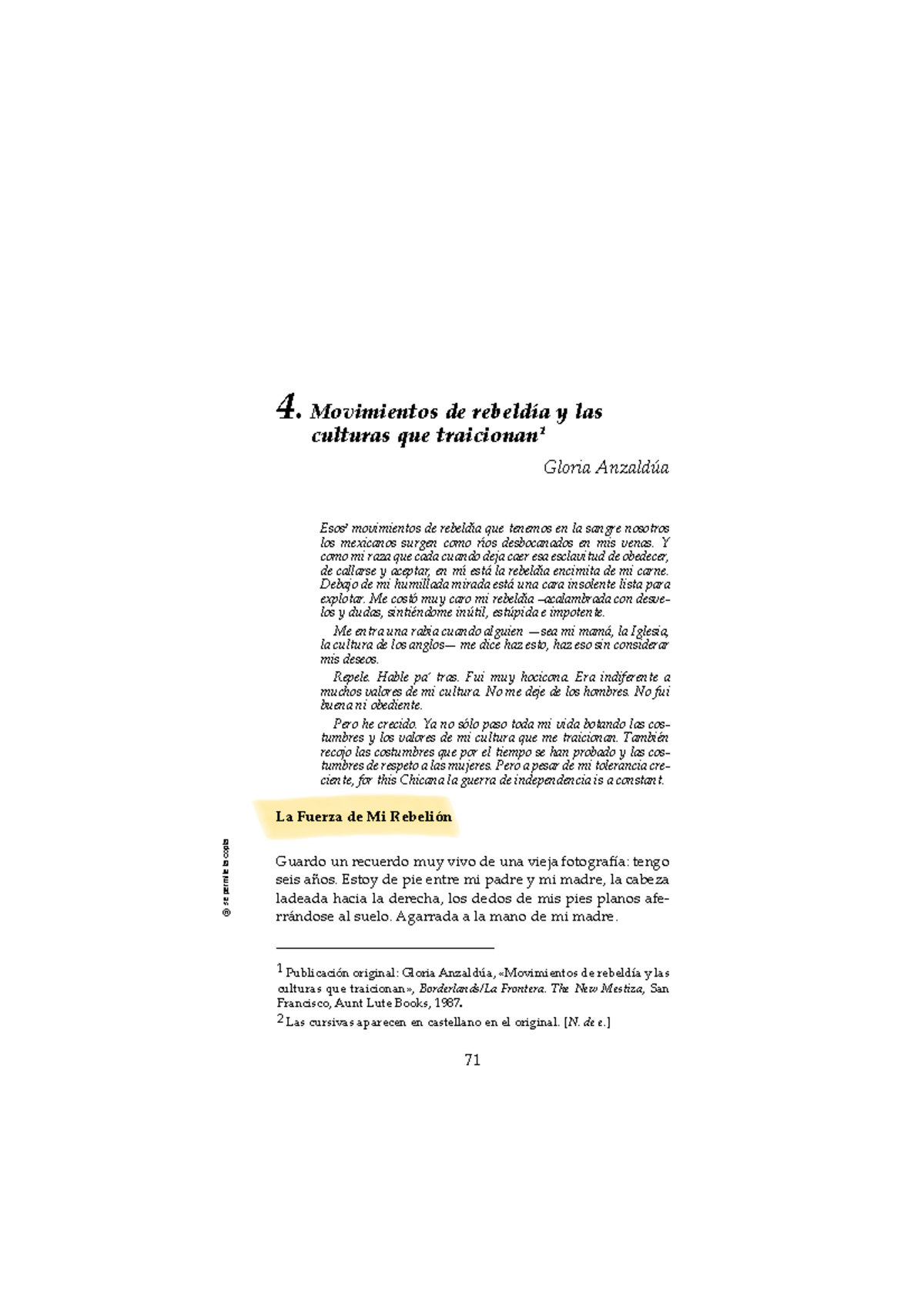Movimientos de rebeldía y las culturas que traicionan - 4. Movimientos ...