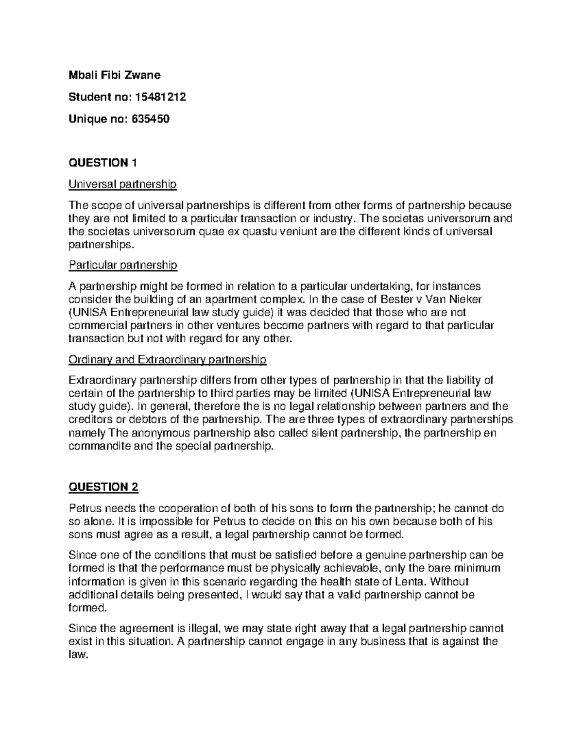 Mrl assignment 1 d0bd3f2b5f1b4784b80204 a16488 a5bc - Mbali Fibi Zwane ...