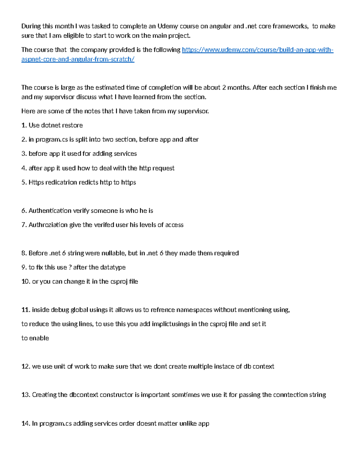 Third Month Report Hazem Aljammal - During this month I was tasked to ...