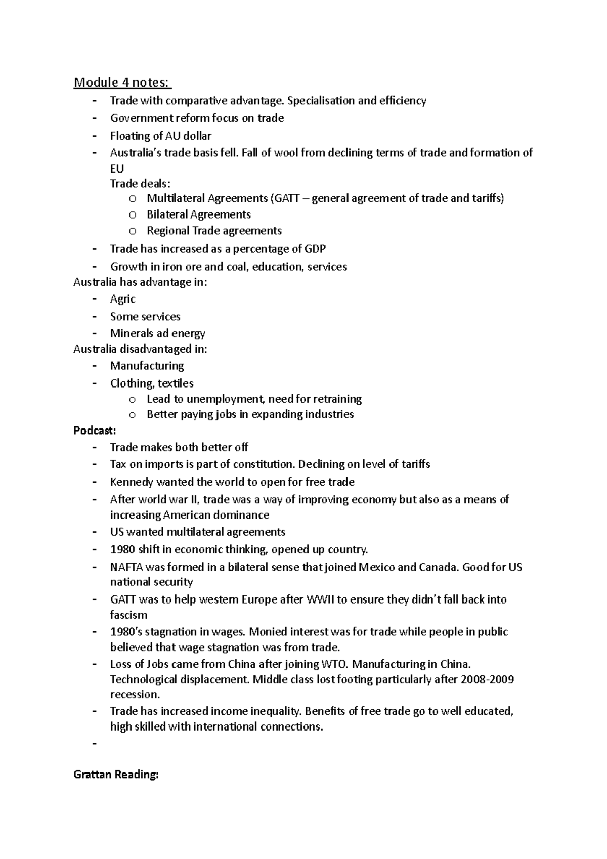 Module 4 notes - OLET1143 - USyd - Studocu