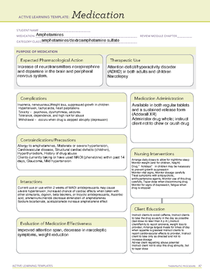 Ambien MED TEMP - medication template - ACTIVE LEARNING TEMPLATES ...